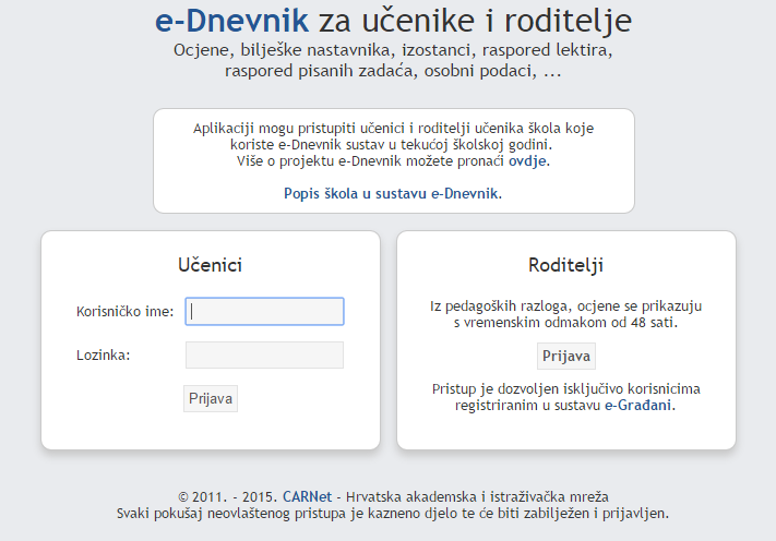 e-Dnevnik za učenike | Stručna usavršavanja